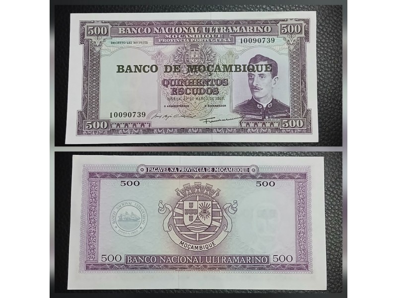 ? 500 ESCUDOS MOZAMBIK 1967 – ATRAKTIVNA