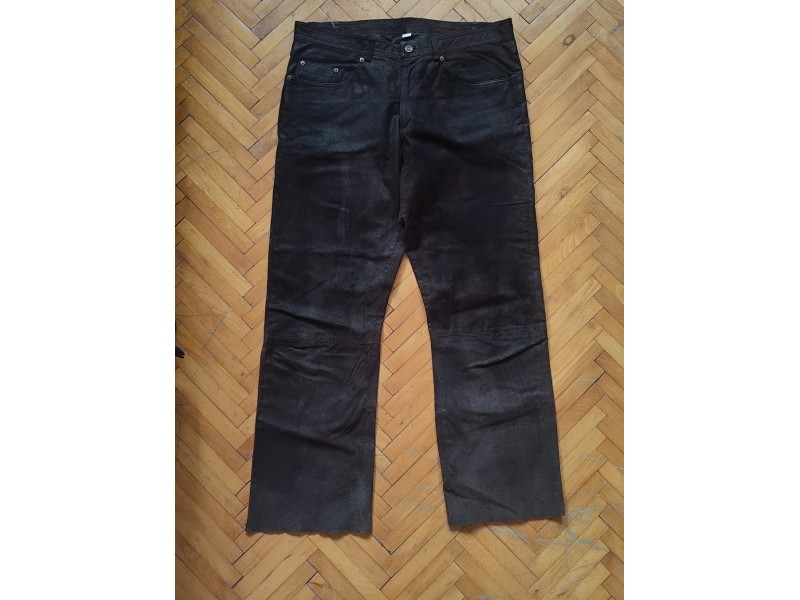 RETKO Prave vintage kozne muske pantalone