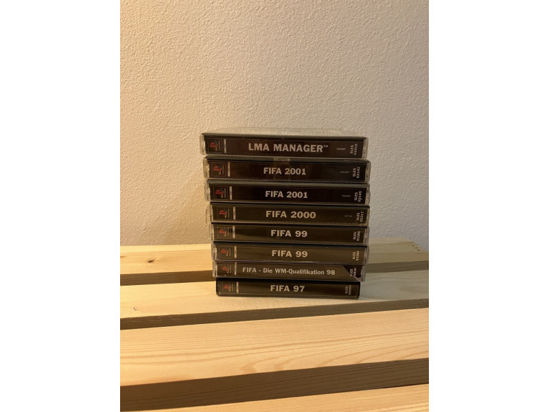 PS1 Fifa 97-2001 i LMA Manager