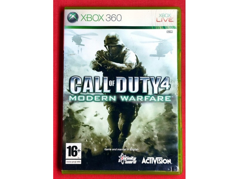 Call of Duty 4 Modern Warfare - XBox 360 "XBox One