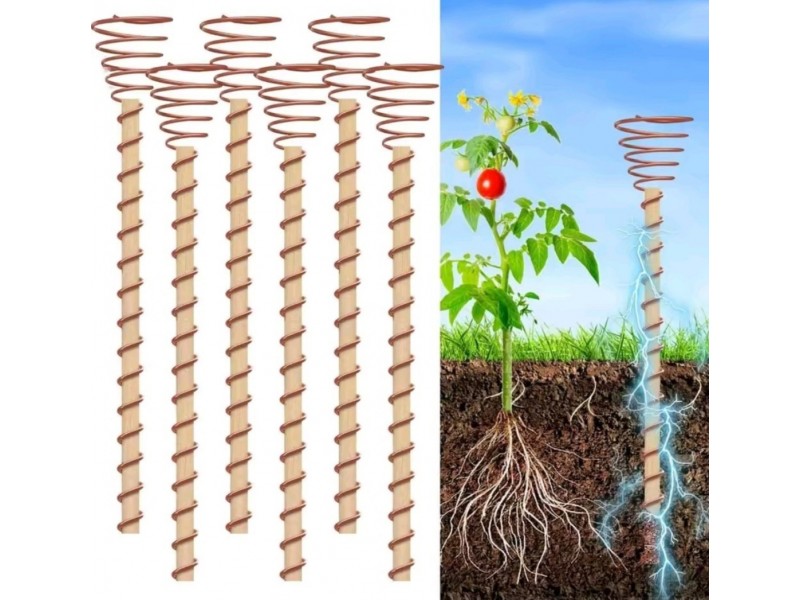 Bakarna elektrofikovana cev za rast biljaka