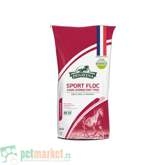 Dynavena: Hrana za sportske konje bez ovsa Sport Floc Oat Free, 25 kg