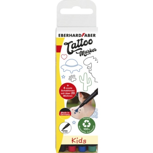 Flomasteri Tattoo Eberhard Faber-Castell 1/4 kids