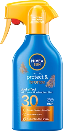 NIVEA SUN
protect&bronze sprej za zaštitu od sunca, SPF 30, 250 ml