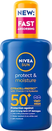 NIVEA SUN
protect & moisture sprej za zaštitu od sunca, SPF 50+, 200 ml