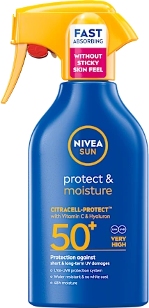 NIVEA SUN
protect&moisture sprej za zaštitu od sunca SPF50+, 250 ml