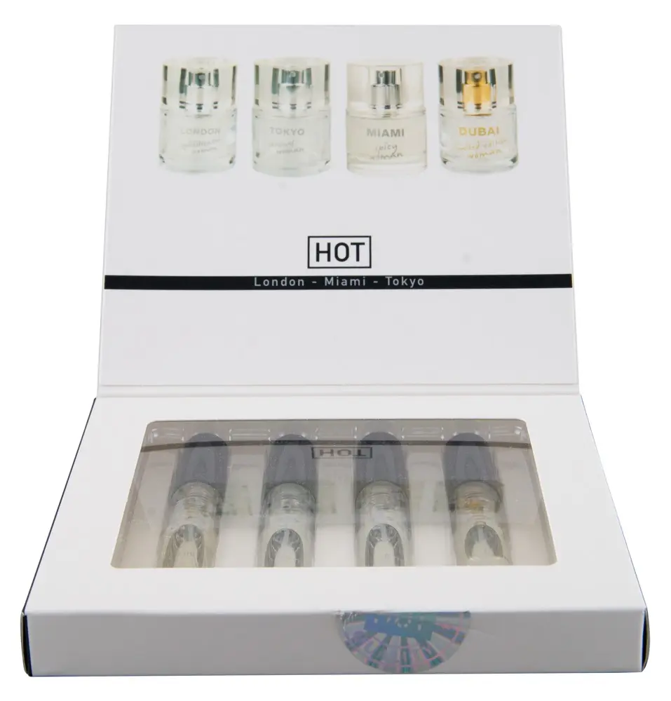 Hot Set feromonskih ženskih parfema, 4 komada, 20 ml