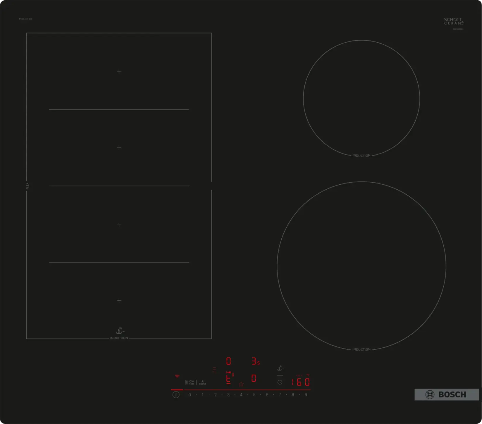 BOSCH Ugradna indukciona ploča PIX61RHC1E crna