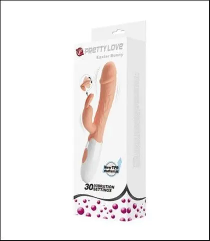 Pretty Love Multifunkcionalni vibrator Easter Bunny, 19cm