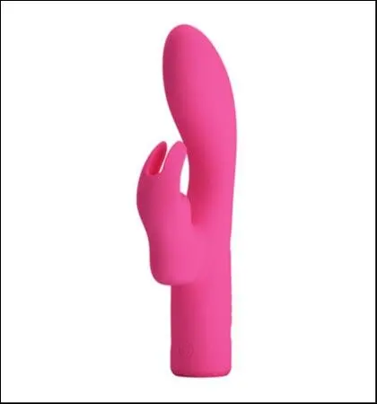 Silikonski vibrator Elivia, 17.2cm, Roze