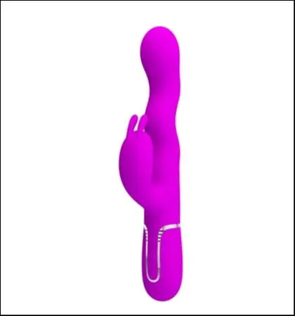 Vibrator sa talasanjem Laursen, 24.9cm, Ružičasti