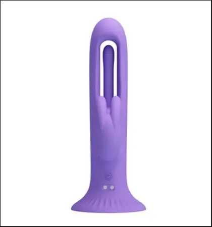 Vibrator sa jezikom i klito stimulacijom Killmoulis, 17.5cm, Ljubičasti