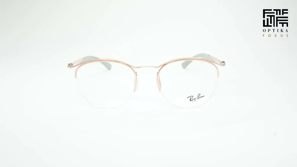 Ray Ban Okvir za naočare RB7553 3217, Ženski, Rose gold