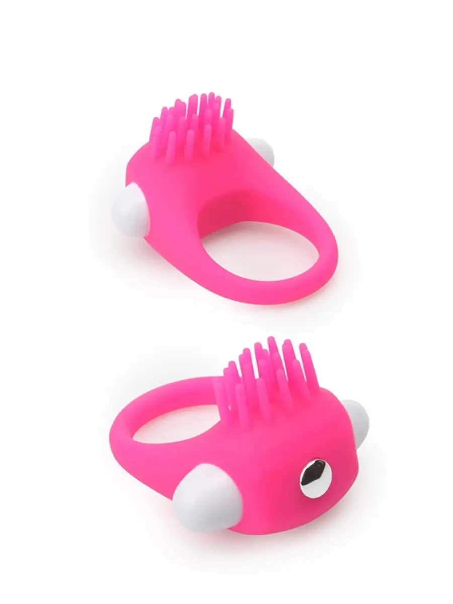 Dream Toys Prsten za penis Lit Up, Vibrirajući, 2.7cm, 2 komada, Roze