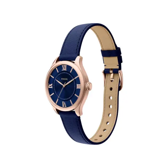 Fossil Ženski sat Gilmore, Plava-rose gold