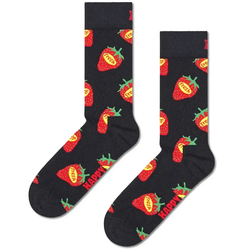 Happy Socks Ženske čarape Strawberry Fresh, 1 par, Šarene