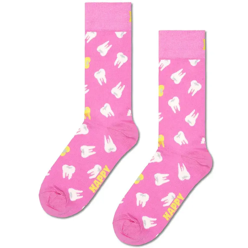 Happy Socks Ženske čarape Milk Tooth, 1 par, Roze