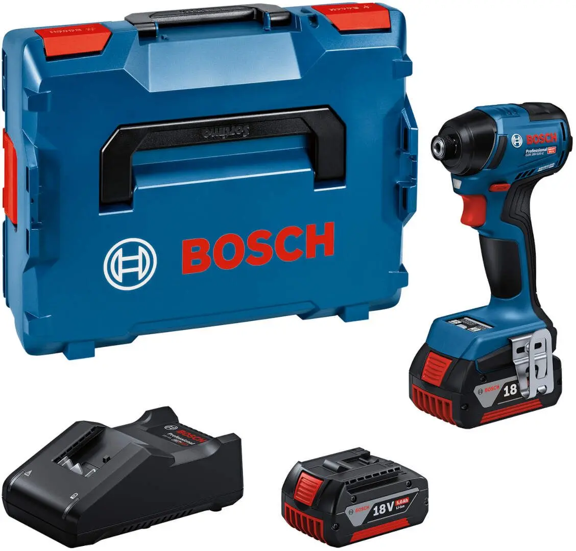 Bosch Akumulatorski udarni odvrtač GDR 18V-220 C, 2x5,0Ah, L-Boxx 06019L6003