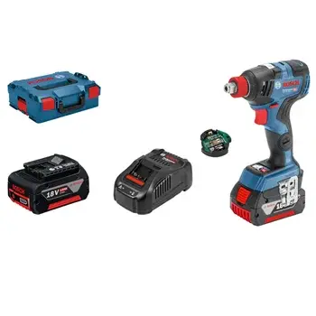 Bosch Akumulatorski rotacioni udarni odvrtač GDX 18V-200 C, L-Boxx, 2x 5.0Ah 06019G4201
