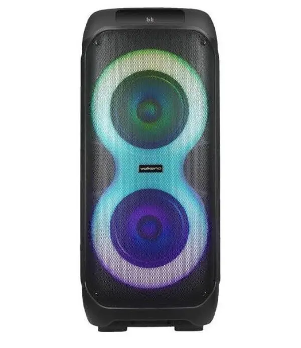 Volkano Bežični zvučnik Groove Dual VK-3902-D8, 60W, Bluetooth, Micro SD, USB, FM, Crni