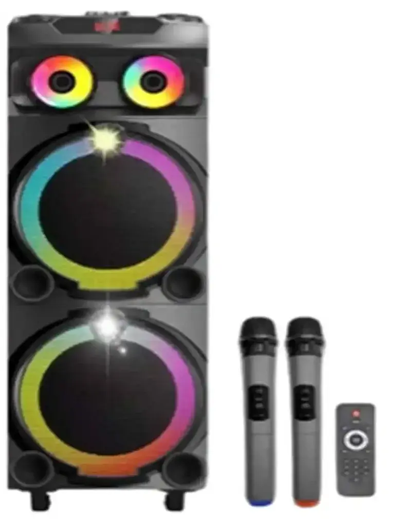 Intex Bežični zvučnik Boombox DR-1230, 100W + Mikrofoni, 2 komada