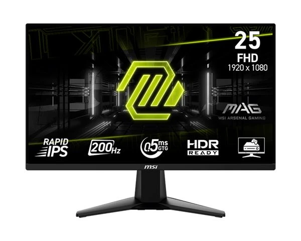 Monitor 25 MSI MAG 255F E20 IPS FHD 0,5m 200Hz 2xHDMI, DP