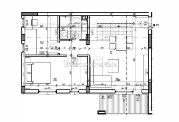 Dvoiposoban stan na prodaju, 56.65m2, 112.840€