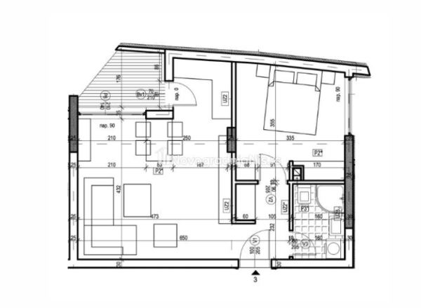 Jednoiposoban stan na prodaju, 44.97m2, 84.950€