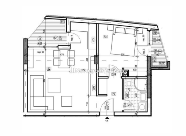 Jednoiposoban stan na prodaju, 46.74m2, 92.140€