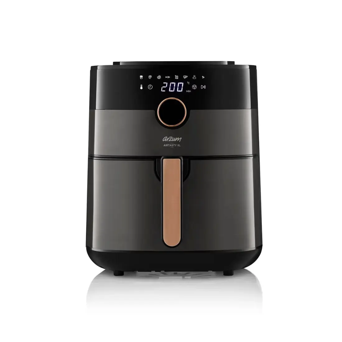 Arzum Air Fryer Airtasty, 6 L, 1750 W, Crno-bakarni