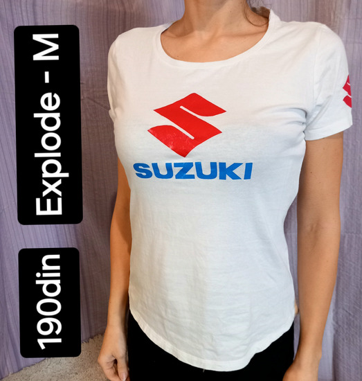 Explode Suzuki ženska majica bela M/38