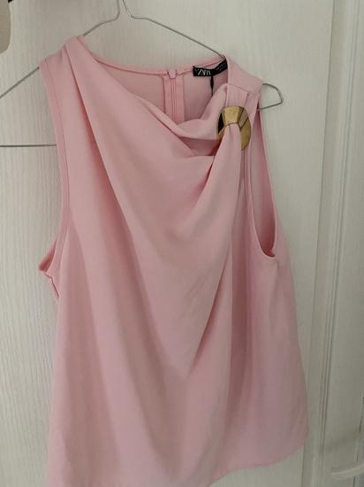 Prelepa roze elegantna bluza nova