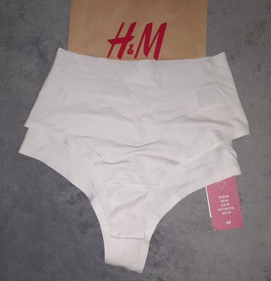 H&M 2kom nude light shape steznik brazilke NOVO!%