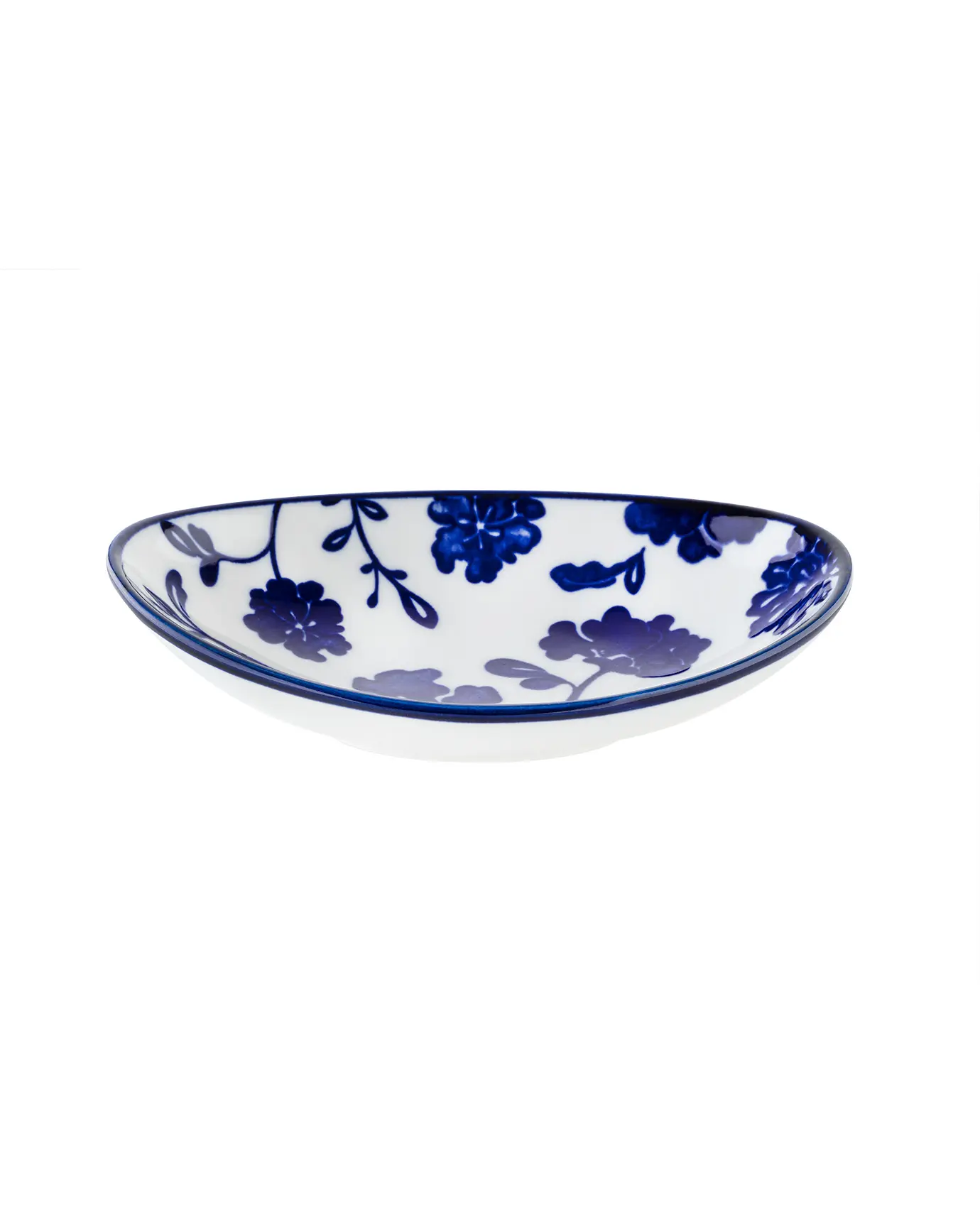 MADAME COCO Reve Bleu Tanjir za serviranje 15.2x10x2.7cm, Plavo-beli