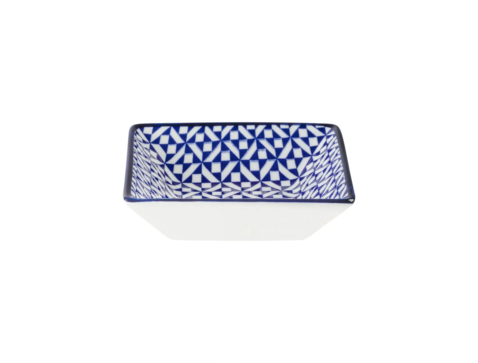 MADAME COCO Reve Bleu Činija za serviranje, 12.2X3.2cm, Plavo-bela