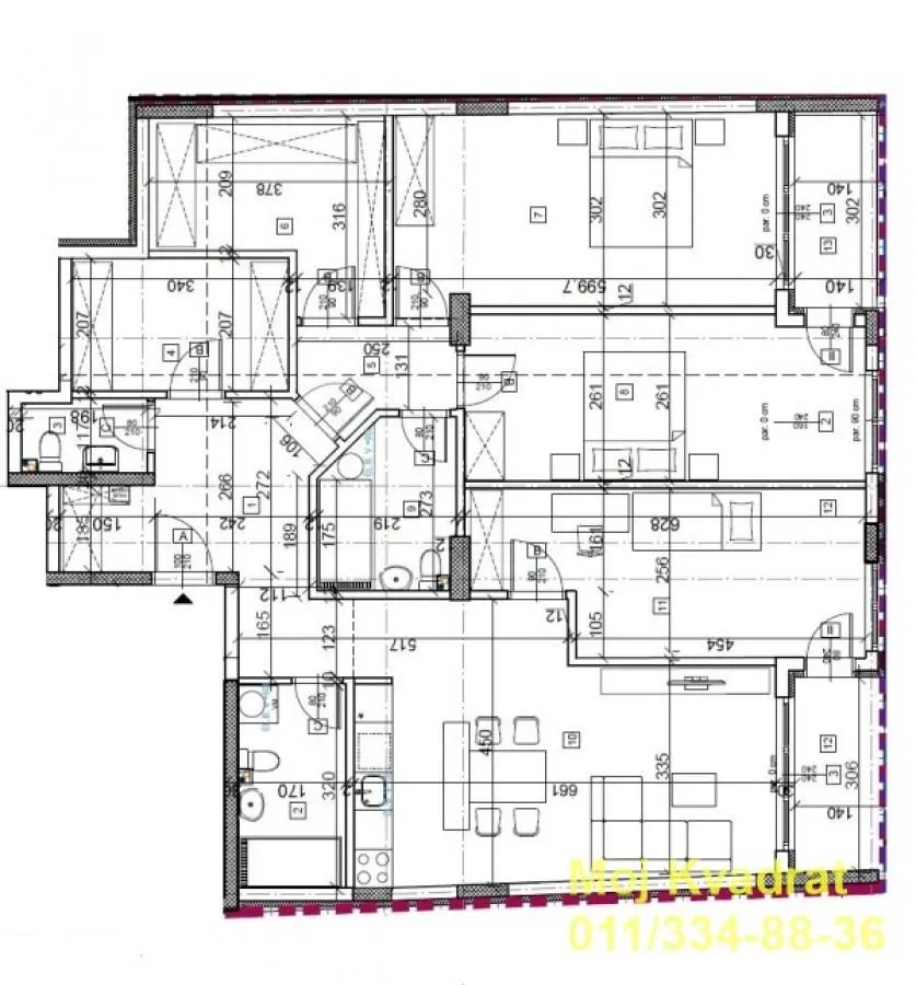 Prodaja, stan, 128m², Autokomanda, Voždovac Sve Podlokacije