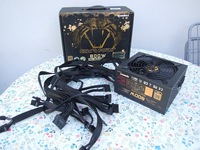 Raidmax Cobra 800W 80Plus Gold modularno napajanje