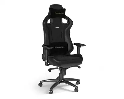 NOBLECHAIRS EPIC Real Leather Gaming stolica crna