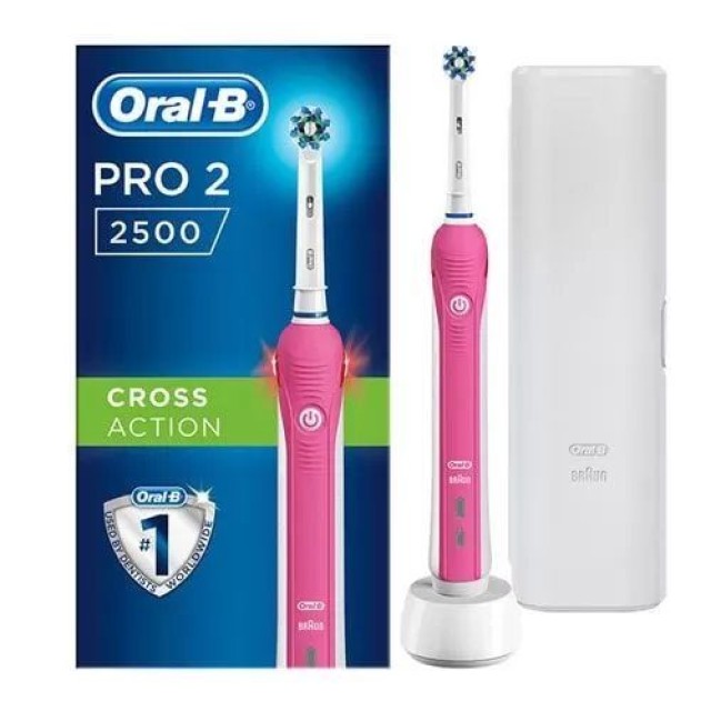 ORAL B ELEKTRIČNA ČETKICA PRO 2 CROSS ACTION+ TRAVEL CASE