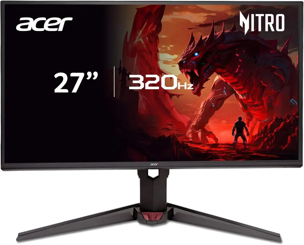 Acer Gaming monitor Nitro XV270UF3bmiiprx 27"/IPS/2560x1440/320Hz/1ms/HDMI,DP/AMD Freesync/VESA/zvučnici/crna