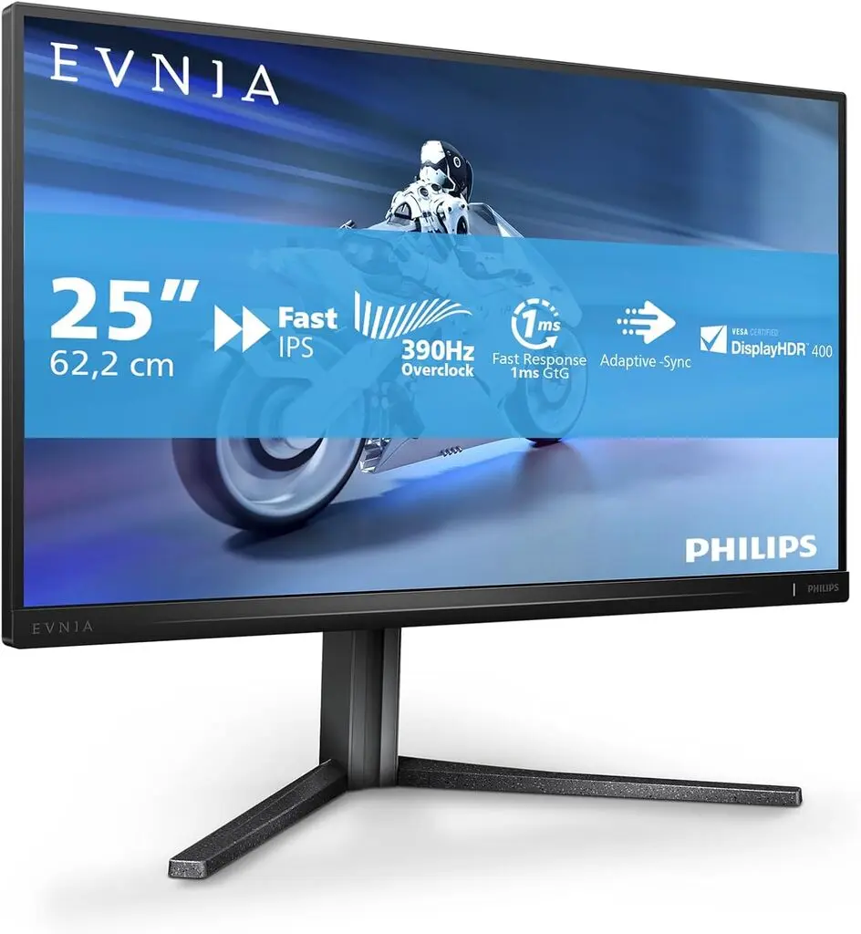 Philips Gaming monitor 25M2N5200U/00 25"/IPS/1920x1080/390Hz/0,3ms/HDMIx2,USB/Adaptive sync/VESA/siva
