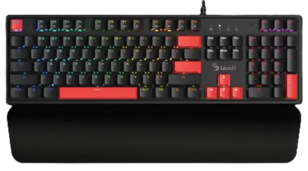 A4Tech Gejmerska tastatura A4-S525N A4Tech Bloody, RGB + Oslonac za zglob