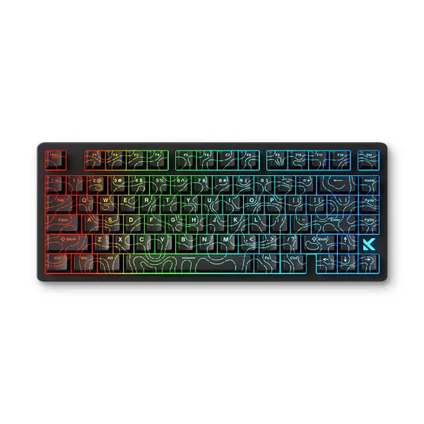 Gaming tastatura MCHOSE Jet 75 Hall Effect Magnetic Switch black topographic