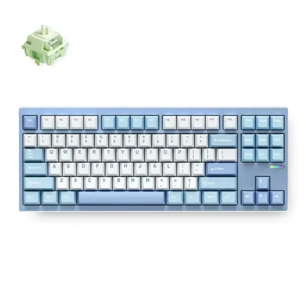 Mchose Gaming mehanička tastatura GX87 Lite, Plava