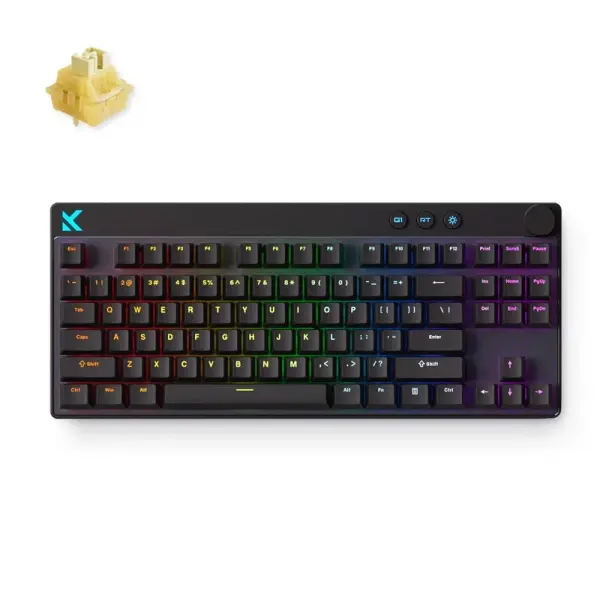 Mchose Gaming tastatura Mix 87, Crna