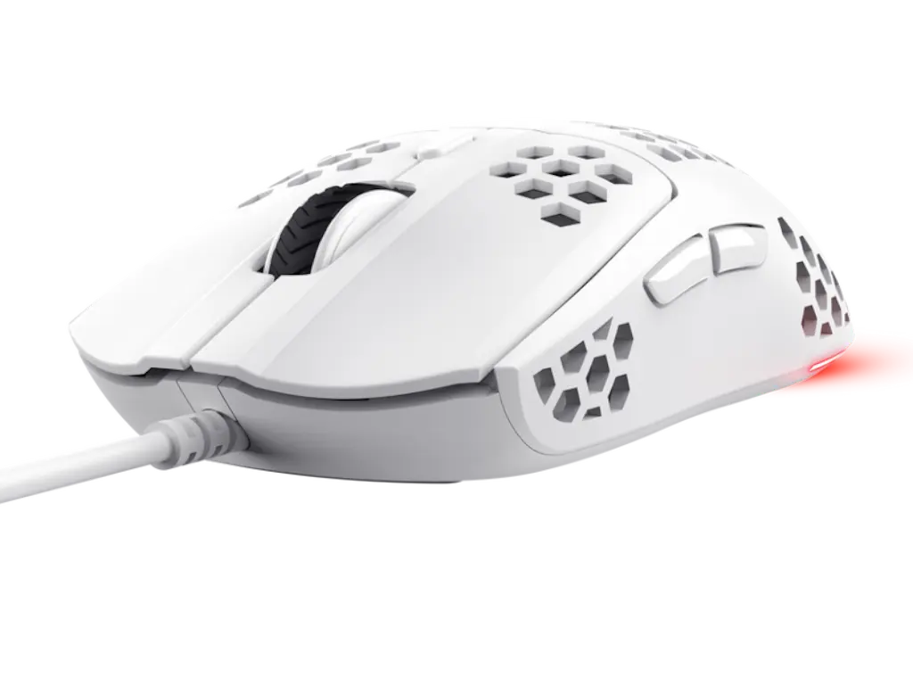 Miš TRUST GXT928W HELOX žični/gaming/bela