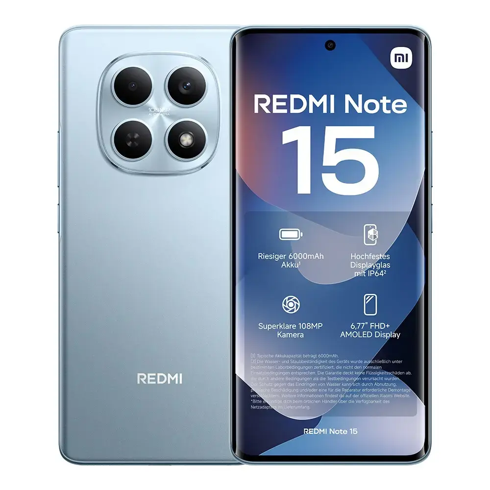 Xiaomi Mobilni telefon Redmi Note 15 8/256GB, Plavi