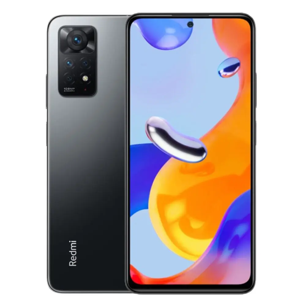 Xiaomi Refabrikovani mobilni telefon Redmi Note 11 Pro 4G, 6.67", 2400 x 1080, 90 Hz, 108 MP, 16 MP, 6/128GB, Sivi