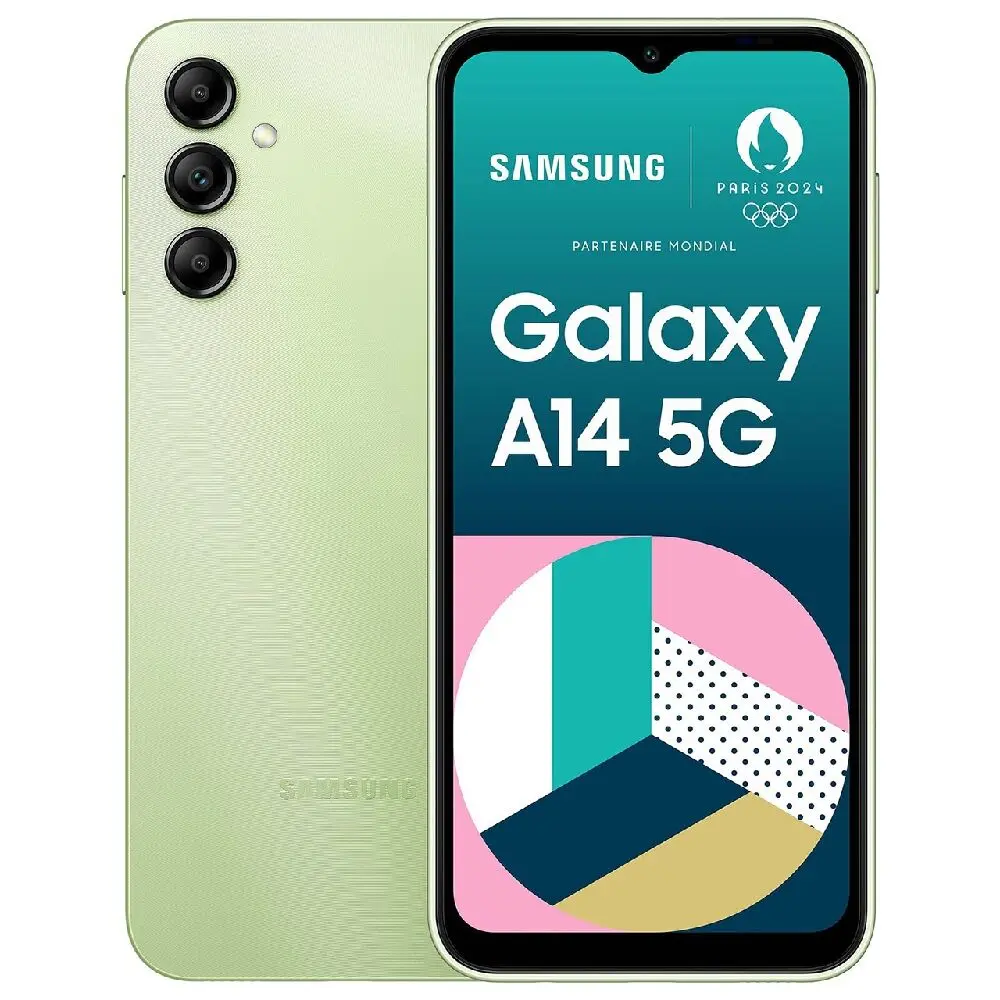 Samsung Refabrikovani mobilni telefon Galaxy A14 4G, 6.6", 2408 x 1080, 90 Hz, 50 MP, 13 MP, 4/128GB, Zeleni