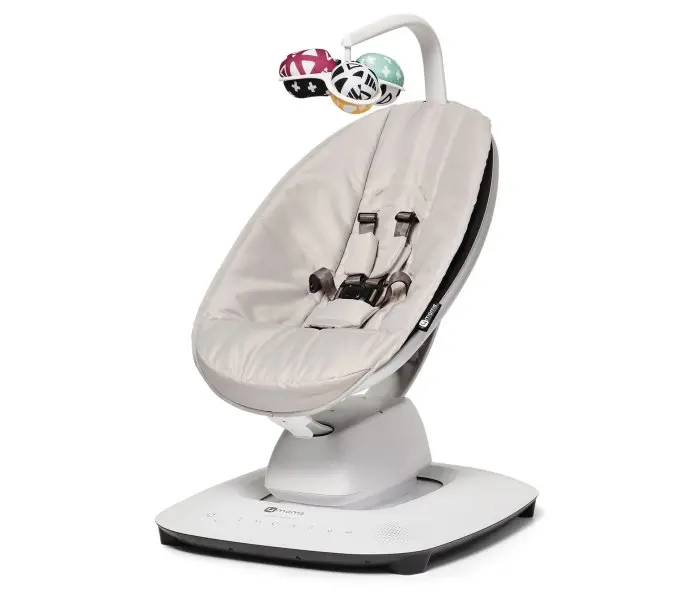 4moms Ljuljaška za bebe MamaRoo 5, 5 pokreta, 5 brzina, Bluetooth, Siva